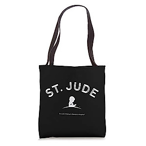 St. Jude Children's Research Hospital Logo Black Tote Bag