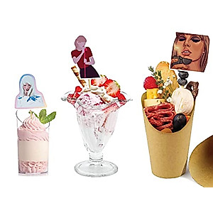 Party Decorations for Music Birthday Decorations, ERAS Cutout Cake Toppers, Backdrop Banner Wall Decor, and Party Supplies (25 Pcs)