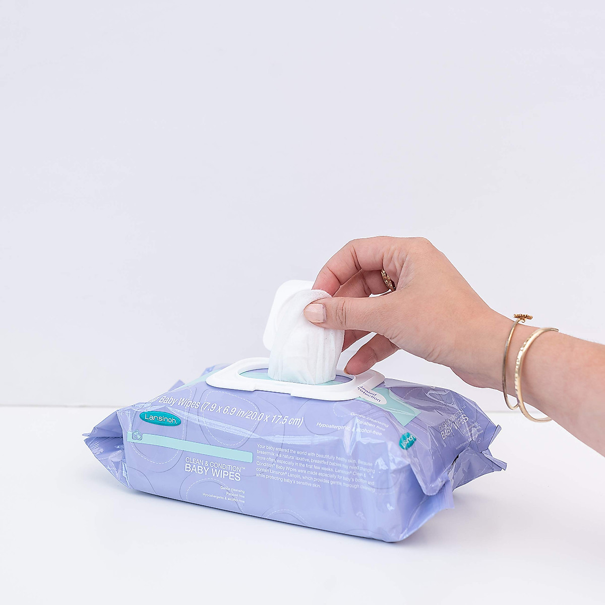 Lansinoh Baby Wipes - 80 ct