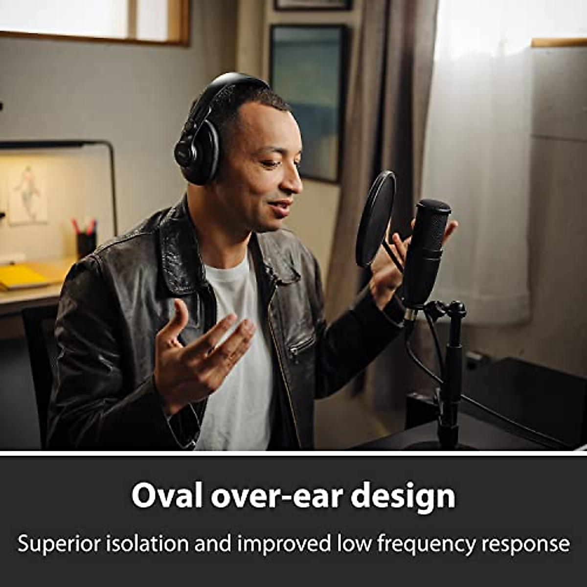 AKG Pro Audio K361BT Bluetooth Over-Ear, Closed-Back, Foldable Studio Headphones ,BLACK