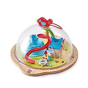 Hape Sunny Valley Adventure Dome | 3D Toy with Magnetic Maze, Kids Play Dome Featuring Characters and Accessories L: 13.2, W: 11.7, H: 6 inch