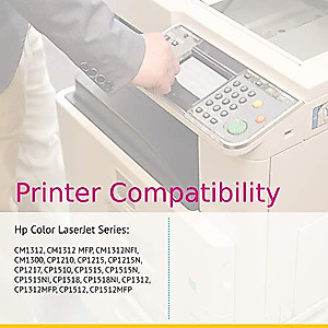CS Compatible Toner Cartridge Replacement for HP CM1312nfi CB540A Black HP 125A Color Laserjet CM1312 CM1312 MFP CM1312NFI CM1300 CP1210 CP1215 CP1215N CP1217 CP1510