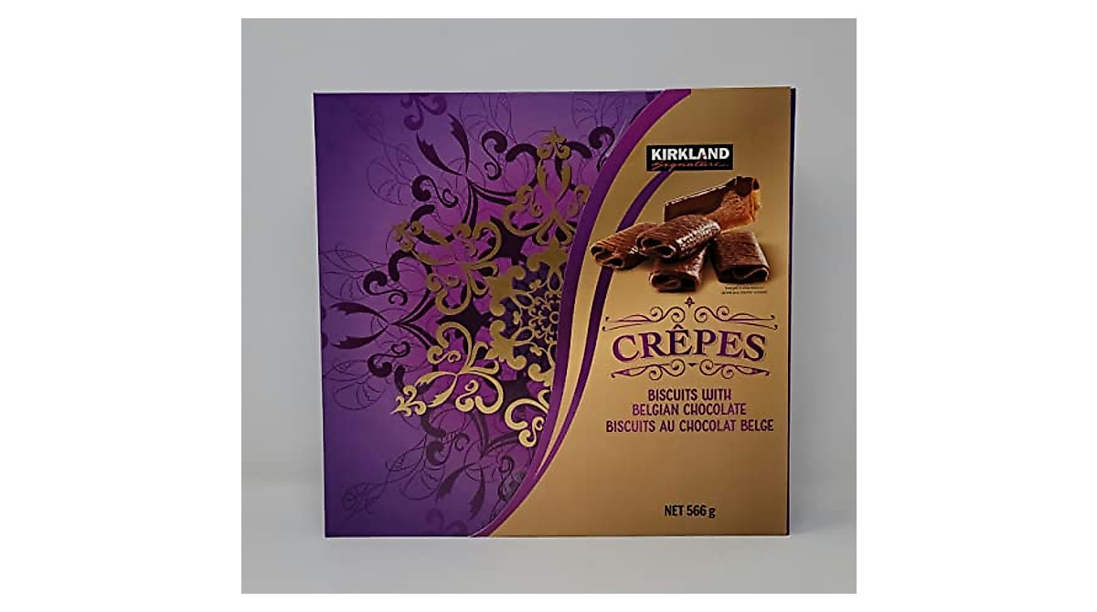 Kirkland Signature Crepes Biscuits with Chocolate - Gourmet Snack 20oz
