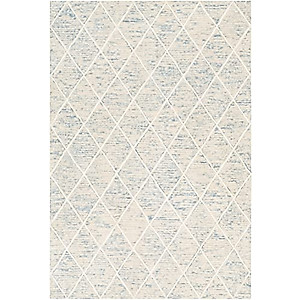 Mark&Day Area Rugs, 9x12 Miette Modern Ice Blue Area Rug, Blue Cream Carpet for Living Room, Bedroom or Kitchen (9' x 12')