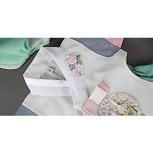 Ivory Top Green Skirt Hanbok Girl Baby First Birthday Party Dress 1 Age Clothing Korea Traditional Outfit