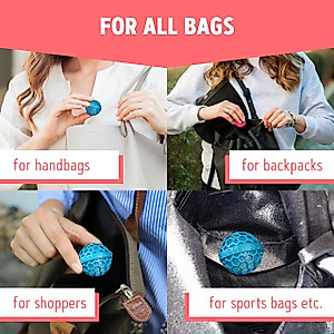 Sauberkugel - The Clean Ball - The clever way of cleaning purses, bags, backpacks and school bags (Teal)