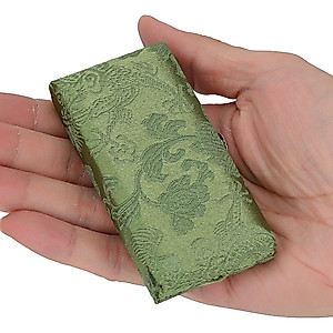 Oboe Case, Wooden & Silk Cloth Cover Oboe Storage Holder Box Protector Bag for 3pcs Oboe Reeds