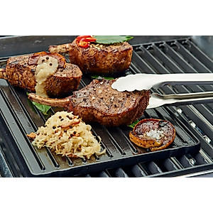 GrillPro 91212 Universal Cast Iron Griddle, 13-Inches X 9.25-Inches, Black