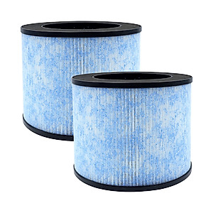 Flintar F100 H13 True HEPA Replacement Filter, Compatible with Instant AP100 Air Purifier, 3-in-1 H13 Grade True HEPA Filter, Part# F100, 2-Pack