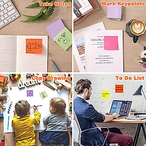 Sticky Notes 3x3 Inch, Bright Colors Self-Stick Pads 30 Pads/Pack 100 Sheets/Pad Total 3000 Sheets, Easy to Used for Home Office Notebook