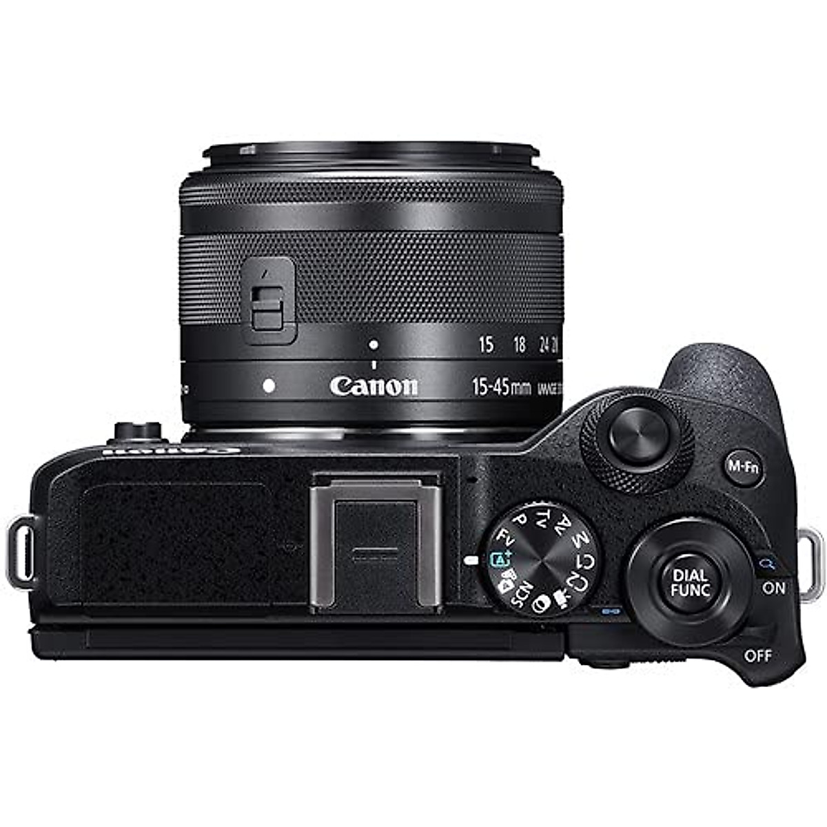Canon EOS M6 Mark II Mirrorless Digital Camera with 15-45mm Lens and EVF-DC2 Viewfinder (Black) (3611C011) + Canon EF-M Lens Adapter + 4K Monitor + Canon EF 24-70mm Lens + Pro Mic + More (Renewed)