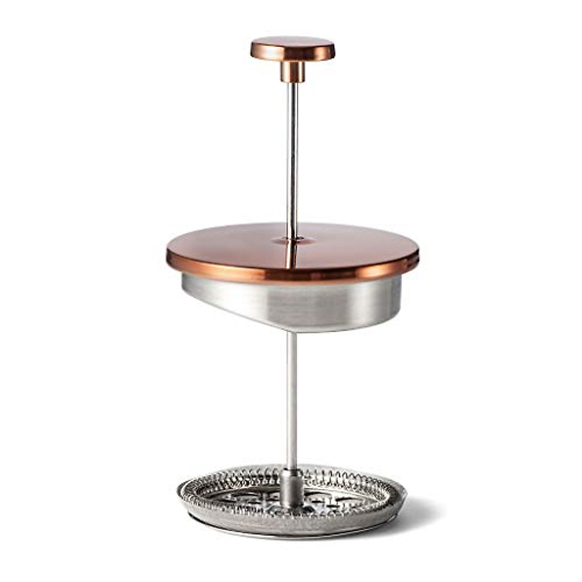 Floh French Press for Coffee & Tea in Rose Gold Copper - 34 Oz Insulated Stainless Steel Coffee Maker