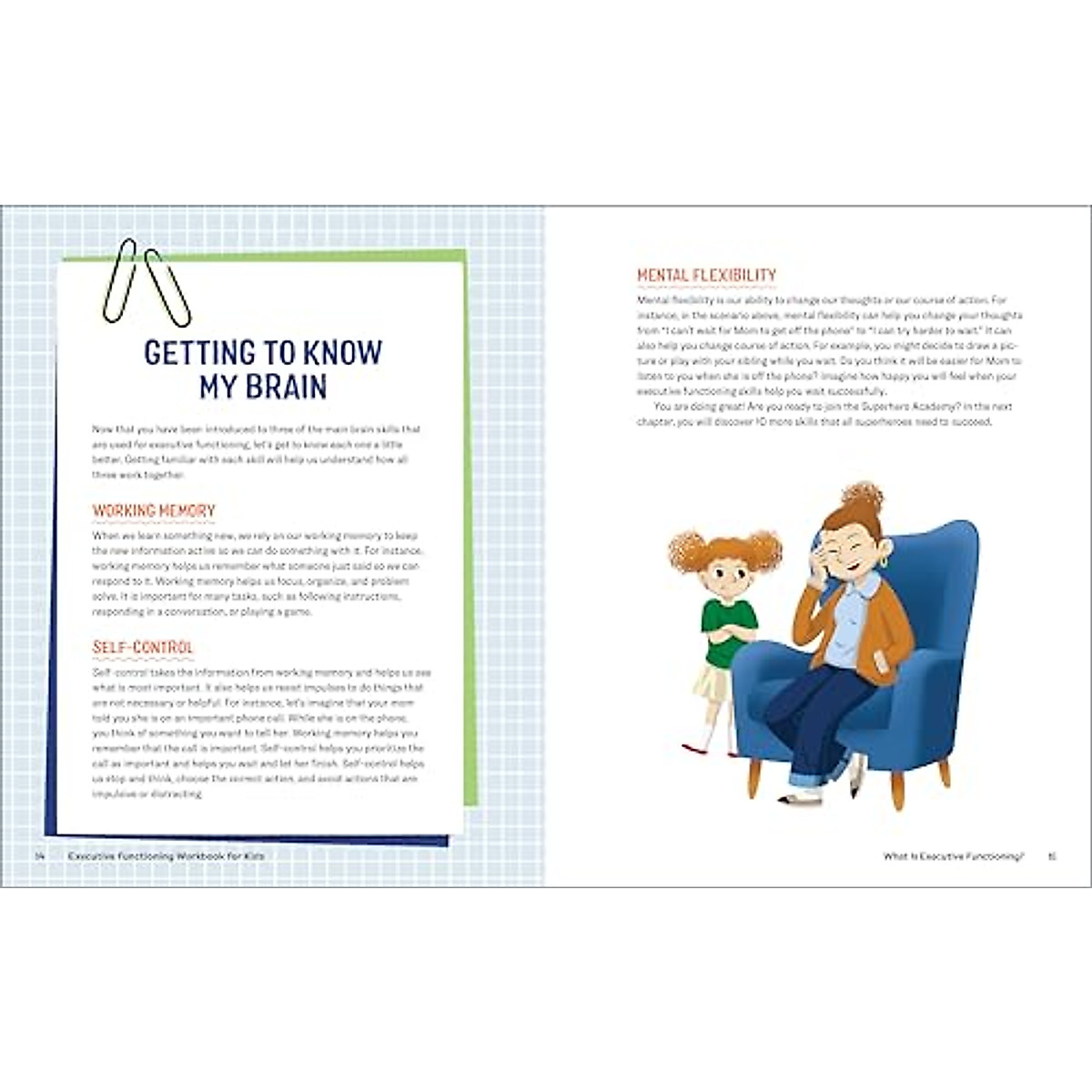 Executive Functioning Workbook for Kids: 40 Fun Activities to Build Memory, Flexible Thinking, and Self-Control Skills at Home, in School, and Beyond (Health and Wellness Workbooks for Kids)