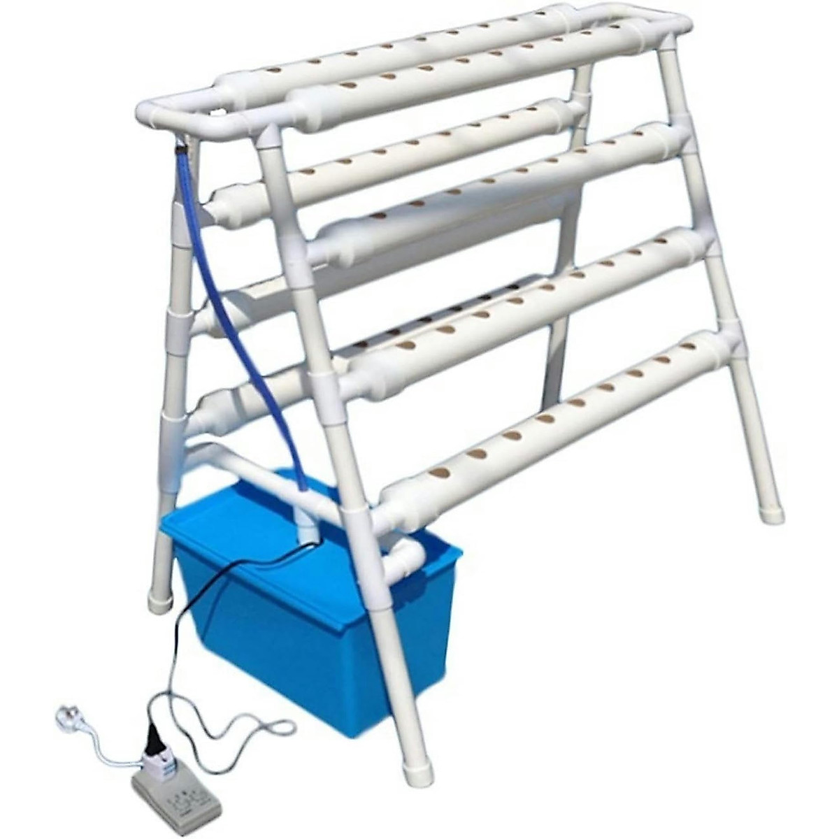 Hydroponics Growing System Three-Dimensional Shelf Double-Sided Pipe Soilless Cultivation Equipment Balcony Planting Vegetables Hydroponic Vegetables Circulating Hydroponic Machine Indoor Ga