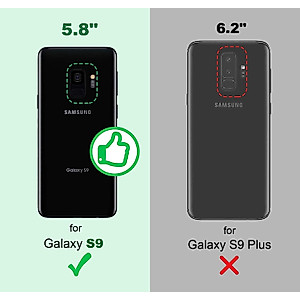 Silverback for Galaxy S9 Case, Moving Liquid Holographic Sparkle Glitter Case with Kickstand, Bling Diamond Rhinestone Bumper Ring Slim Protective Samsung Galaxy S9 Case for Girls Women - Clear Silver