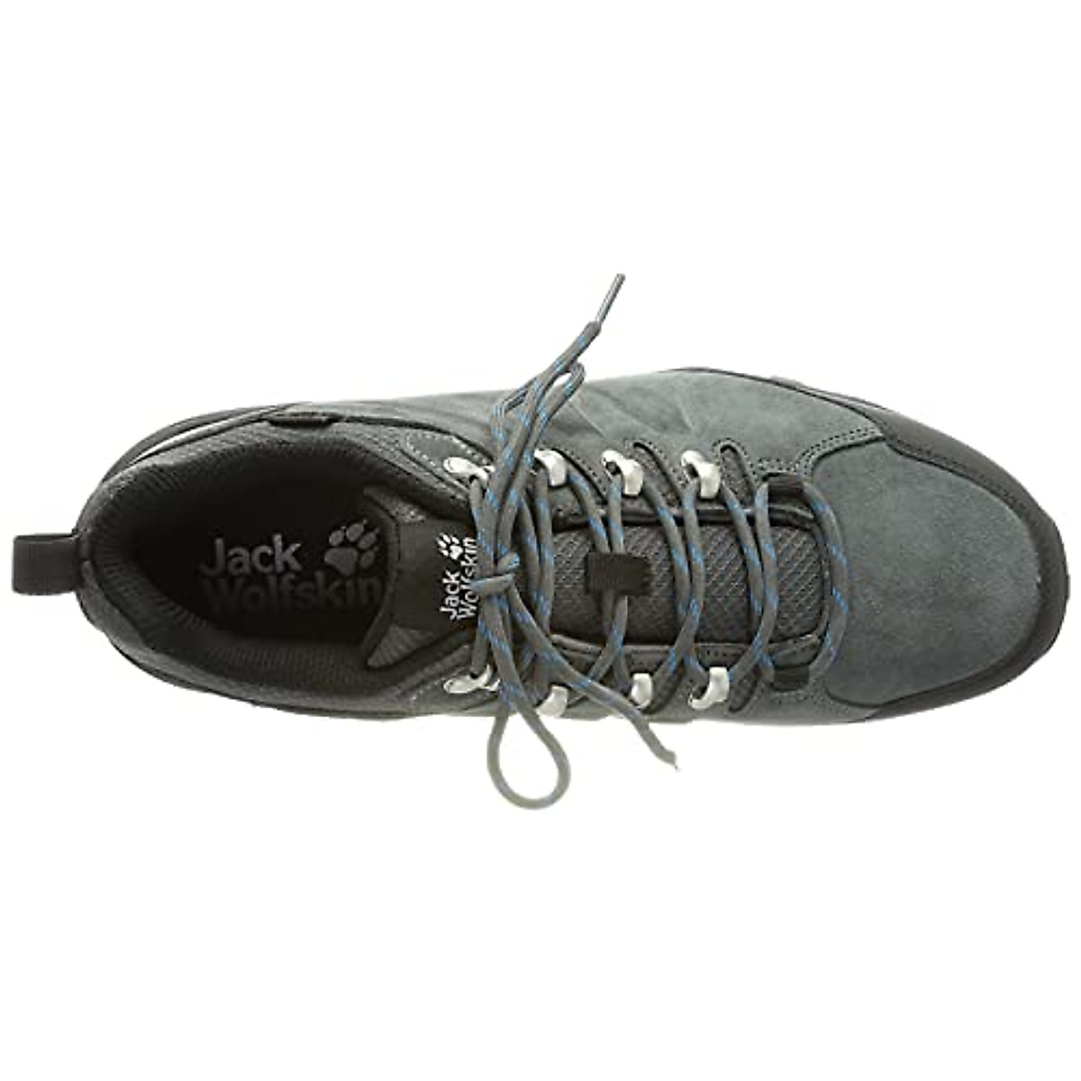 Jack Wolfskin Men's Refugio Texapore Low M Hiking Shoe, Grey/Black, 9.5