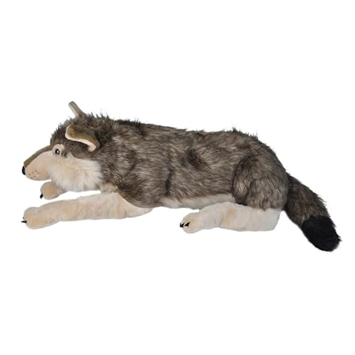 Wild Republic Jumbo Wolf Plush, Giant Stuffed Animal, Plush Toy, Gifts for Kids, 30 Inches