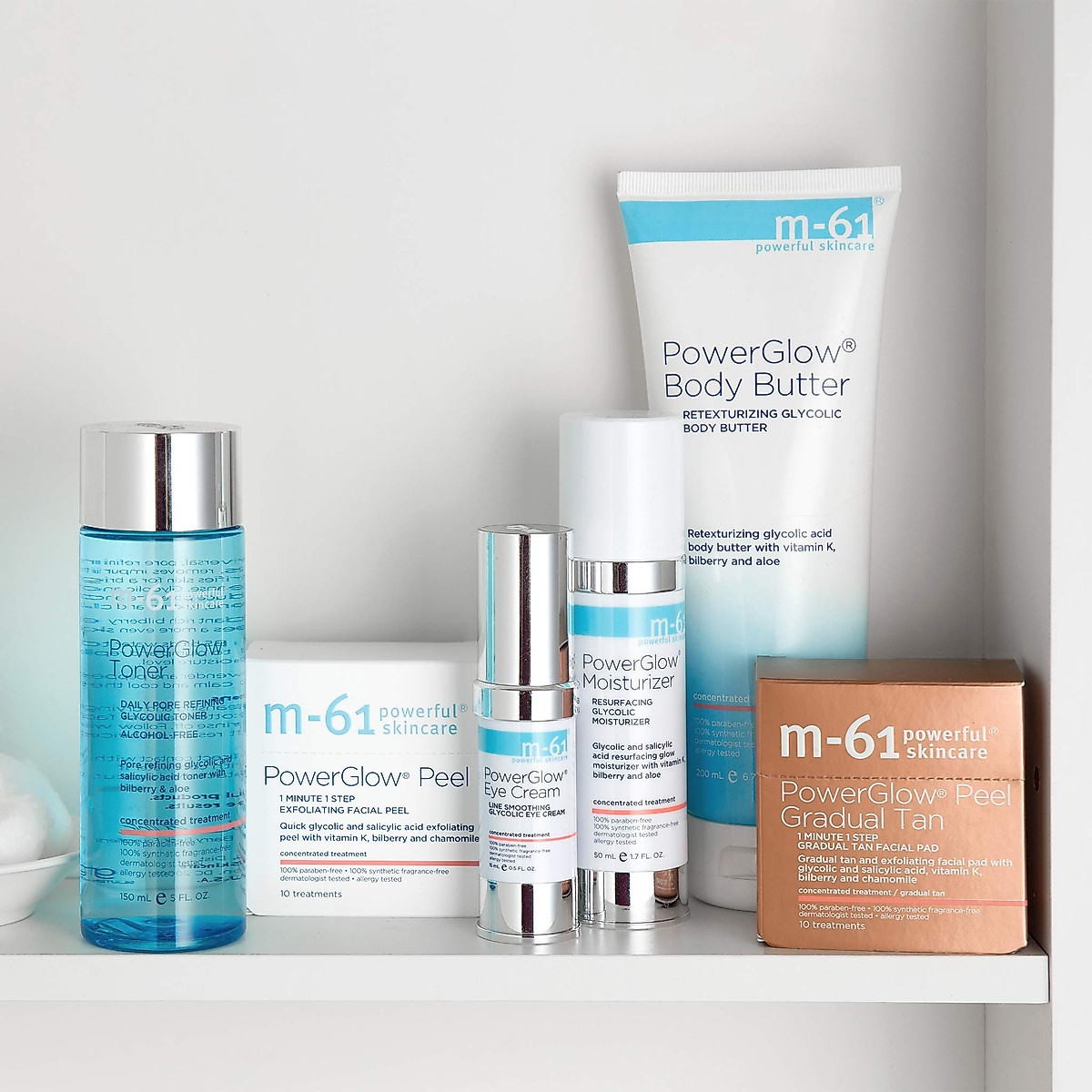 M-61 PowerGlow® Toner - Daily Pore Refining glycolic and salicylic Acid Toner with Bilberry & Aloe.