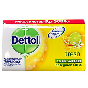 Dettol Anti-Bacterial Bar Soap, Re-Energize Fresh, 110 Gr / 3.88 Oz (Pack of 12)
