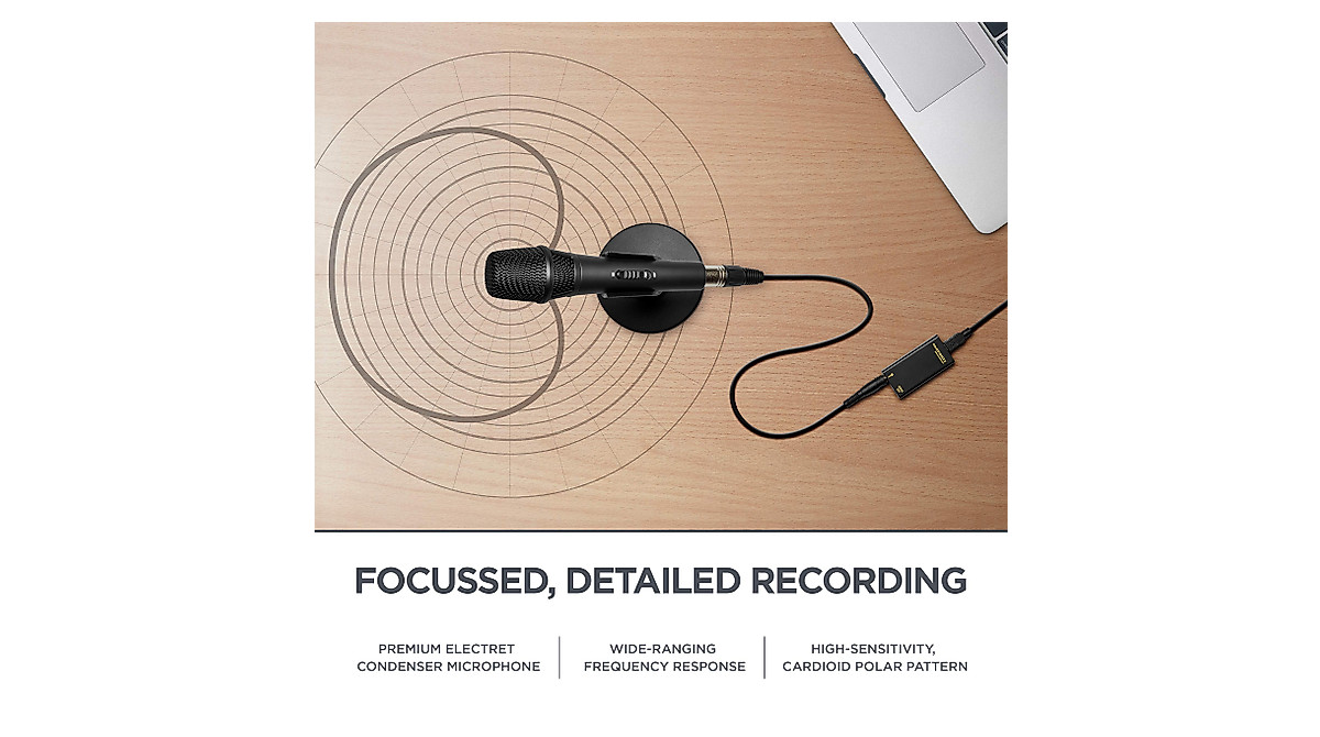 Marantz M4U USB Condenser Microphone for Podcast & Streaming