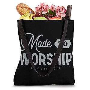 Made To Worship Tote Bag