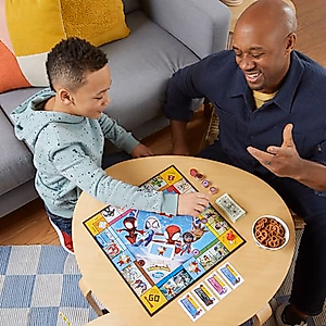 Hasbro Gaming Monopoly Junior: Marvel Spidey and His Amazing Friends Edition Board Game for Kids Ages 5+,with Artwork from The Animated Series,Kids Board Games