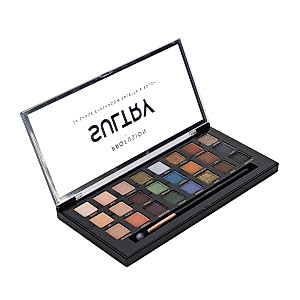 Profusion Cosmetics Professional Artistry Pro Natural Nude Matte Shimmer Glitter Pigment Eye Shadow Pallete fan favorites for your sultriest eye looks yet Sultry