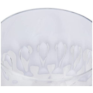 Luigi Bormioli Diamonte 22 oz, Set of 4 All Purpose Balloon Stem, 650ml, Clear