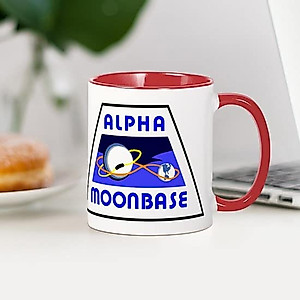 CafePress Moonbase Alpha Patch Mugs Ceramic Coffee Mug, Tea Cup 11 oz