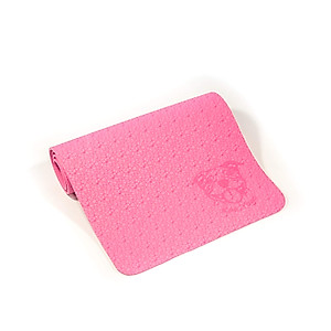 Koa Yoga Mat-Essential, Pink TPE, Latex-free, Eco-friendly, Non-toxic, Non-slip, thick mat 6' x 2' x 8mm