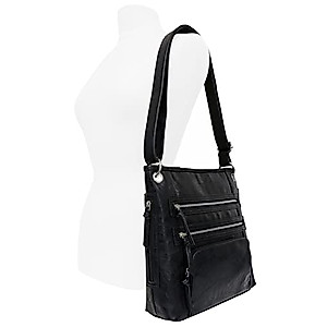 Bueno of California Bueno Veg Tan Crossbody, Black