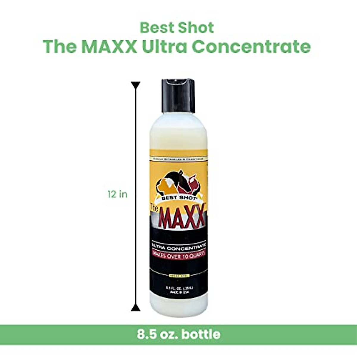 Best Shot The MAXX Ultra Concentrate Miracle Detangler and Conditioner, Moisturizing Conditioner for Pets, Hypoallergenic, 8.5 Oz.