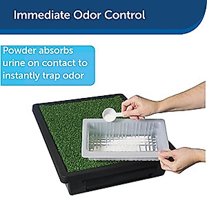 PetSafe Pet Loo Pee-Pod - Compatible with the PetSafe Pet Loo Portable Dog Potty System - Easy to Clean Up Urine Disposal Kit - Includes 7 Pee-Pod Trays and 1 Bottle of Wee Sponge Powder