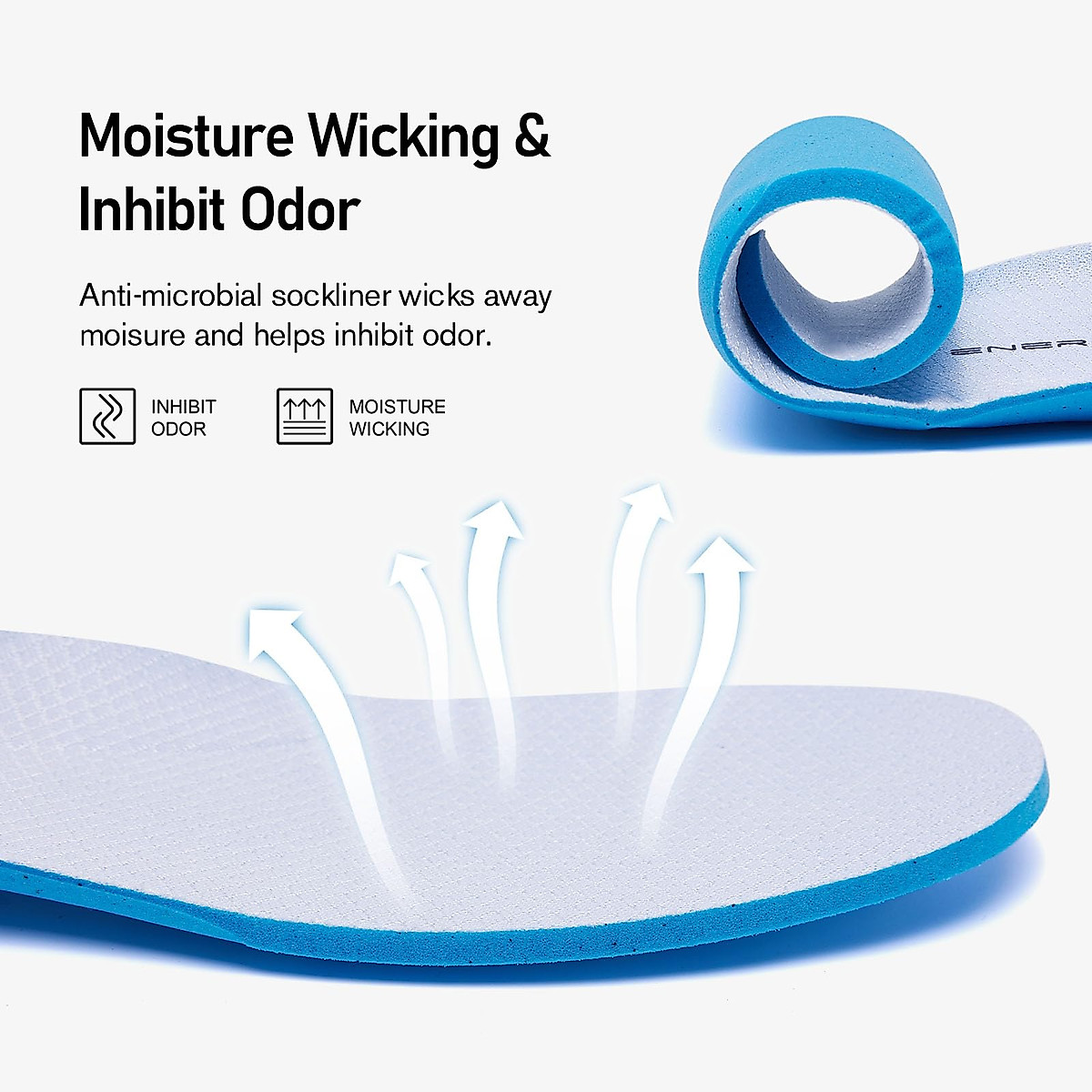 ALEADER Women's Energycloud Slip On Walking Shoes Pure Running Shoes for Gym Workout Treadmill Running Errands White Gray Size 6.5 US