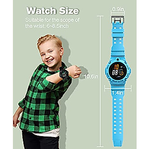 PTHTECHUS Kids Smart Watch with SIM Card, 4G GPS Tracker Watch for Kids, Combines Phone Video Voice and Wi-Fi Call, Wrist Watch Suitable for 8-16 Boys Girls Birthday Gifts