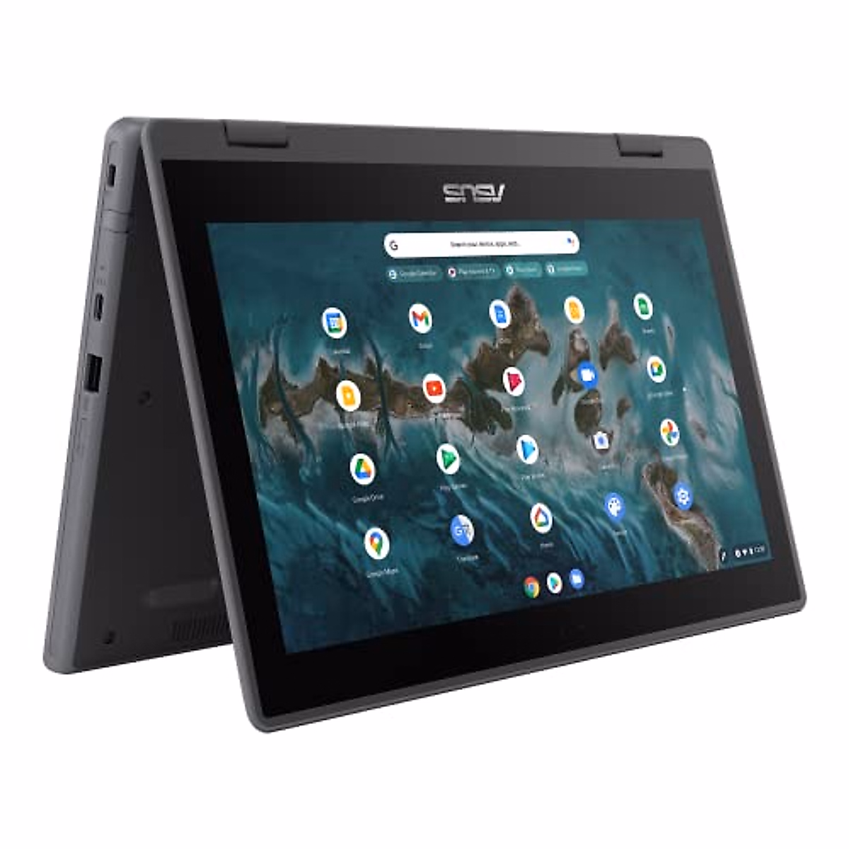 ASUS Chromebook Flip CR1 11.6" HD (1366 X 768) Touchscreen 2-in-1 Rugged Convertible Laptop - Intel Celeron N5100 4-Core up to 2.80 GHz, 8GB RAM, 32GB eMMC, Wi-Fi 6 + Bluetooth, HD Camera, Chrome OS
