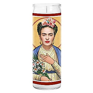 Celebrity Prayer Candle - Funny Saint Candle - 8 inch Glass Prayer Votive - 100% Handmade in USA - Novelty Celebrity Gift
