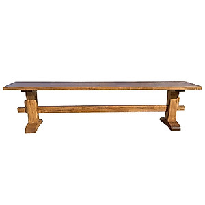 Special Walnut Trestle Bench