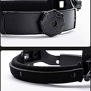 #N/A Welding Headgear Replacement Mask Headband with Cotton Pad for Welding Helmets Auto Dark Helmet Accessory - double headbands