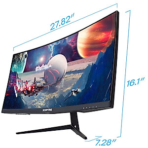 CyberpowerPC Gamer Supreme Liquid Cool Gaming PC & Sceptre 30-inch Curved Gaming Monitor 21:9 2560x1080 Ultra Wide Ultra Slim HDMI DisplayPort up to 200Hz Build-in Speakers, Metal Black