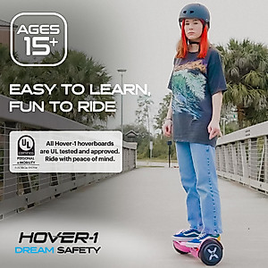 Hover-1 Dream Electric Self Balancing Hoverboard with 7 mph Max Speed, Dual 200W scooterstors, 6 Mile Range, and 6.5” Wheels Self Balancing Scooter