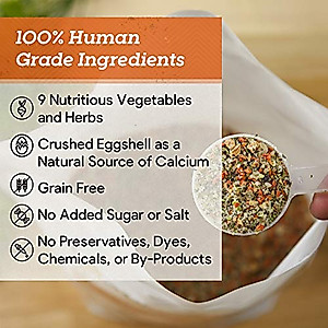 Dr. Harvey's Veg-to-Bowl Fine Ground Dog Food, Human Grade Dehydrated Base Mix for Dogs, Grain Free Holistic Mix for Small Dogs (3 Pounds)