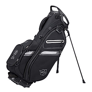 WILSON Staff EXO II Men's Golf Bag - Carry, Black/Silver