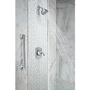 Moen YG5118BN Voss Bathroom Safety 18-Inch Designer Grab Bar, Brushed Nickel,