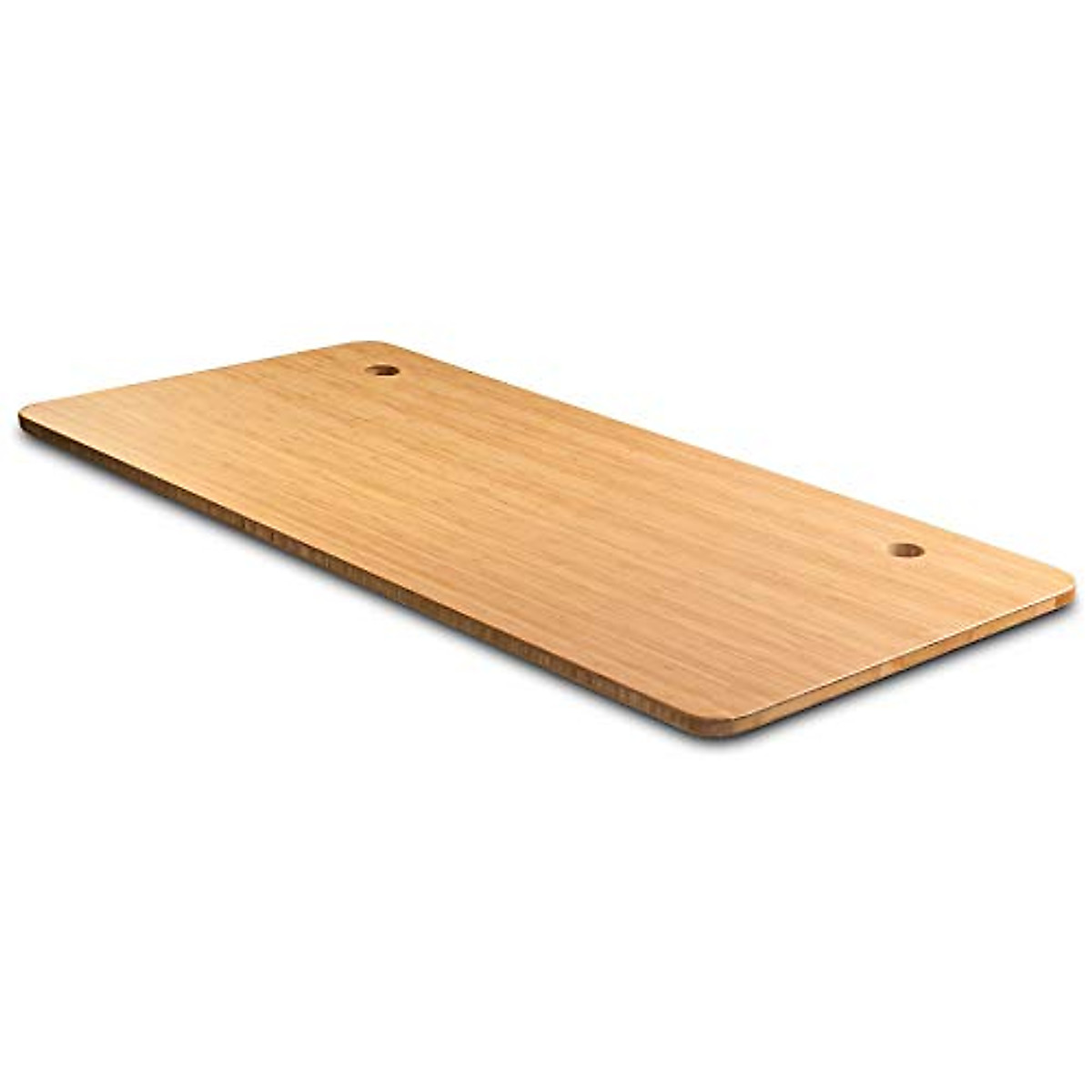 VWINDESK 60Inch Natural Bamboo Desk Table Top Only, Matching with Electric Adjustable Standing Desk Frame, Durable, Sustainable with 80mm Grommet Holes(30" x 60" x 1") Round Angle