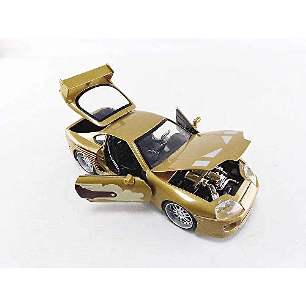 Jada 2 Fast 2 Furious Slap Jack's Toyota Supra Die-Cast Collectible Toy Vehicle Car, Gold with Decals, 1: 24 Scale, Copper