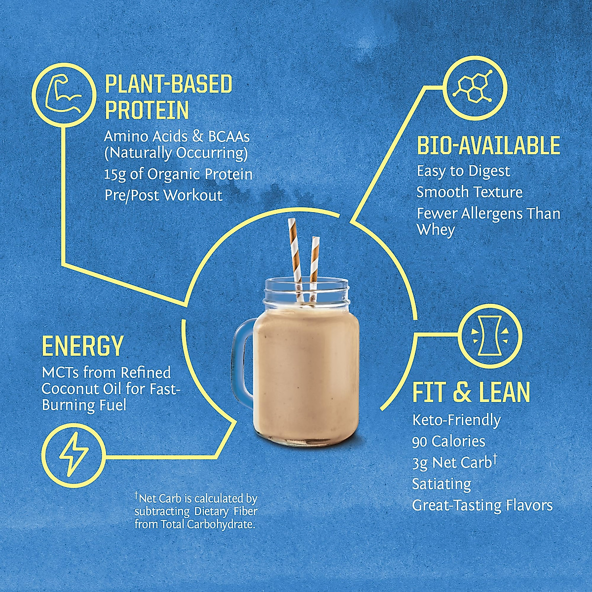 Vegan Organic Protein Powder Plant-based | BCAA Amino Acids Hemp Seed Soy Free Dairy Free Gluten Free Synthetic Free NON-GMO | Maple Toast 30 Servings | Warrior Blend by Sunwarrior