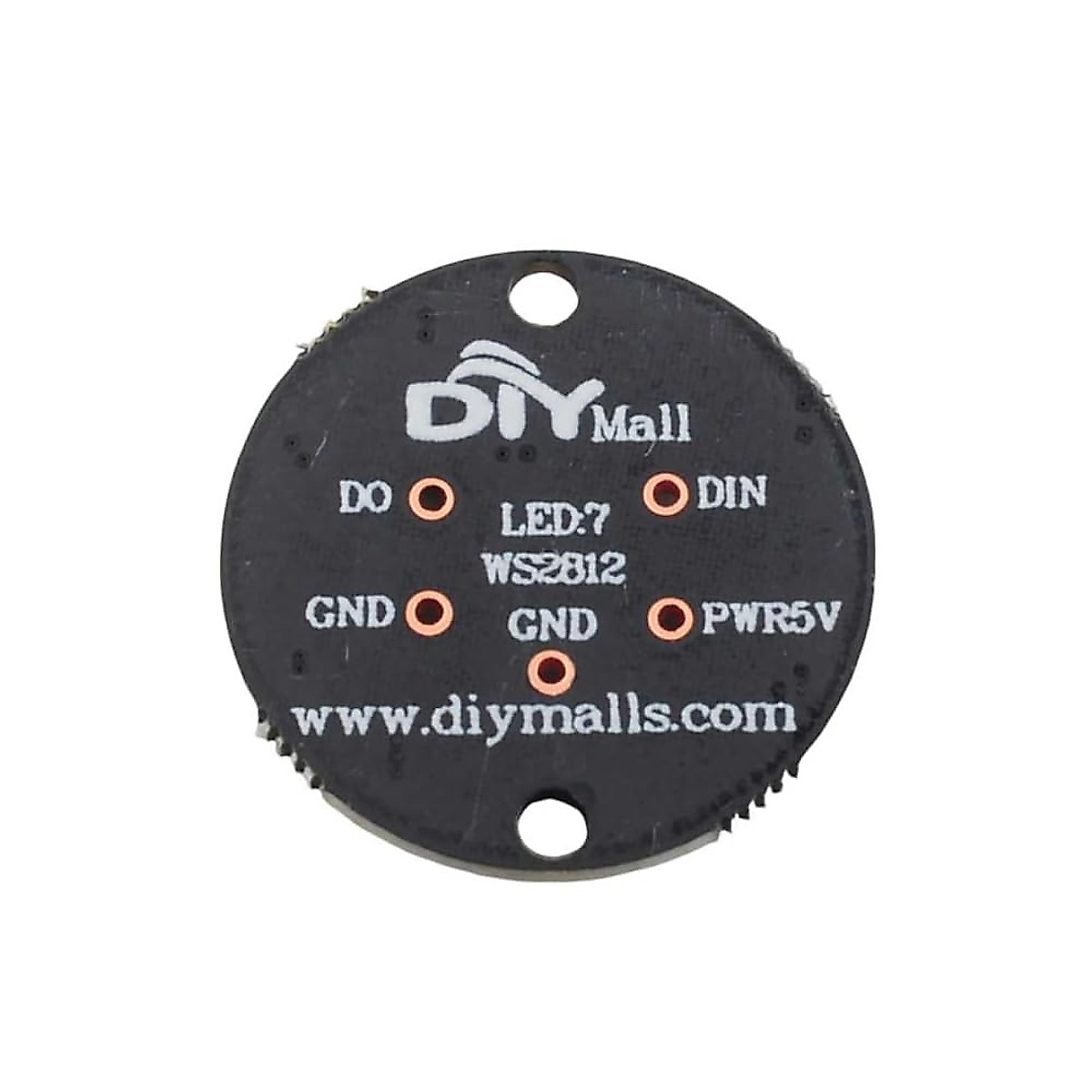 Sparkleiot 7 Bits WS2812 RGB LED Ring SMD 5050 Addressable LED String Individual Programmable with Integrated Driver DC 5V for Arduino Raspberry Pi ESP32(Pack of 5pcs)