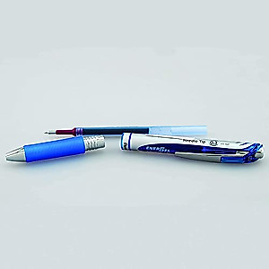 Pentel Energel 0.3 MM Ultra Fine Rtx Retractable Liquid Gel Pen - Needle Tip - 6 Pack Of 3 Black Ink & 3 Blue Ink Deluxe Pens