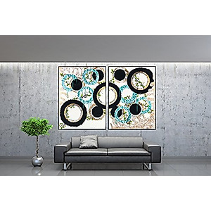 Collaborate Two Original Paintings